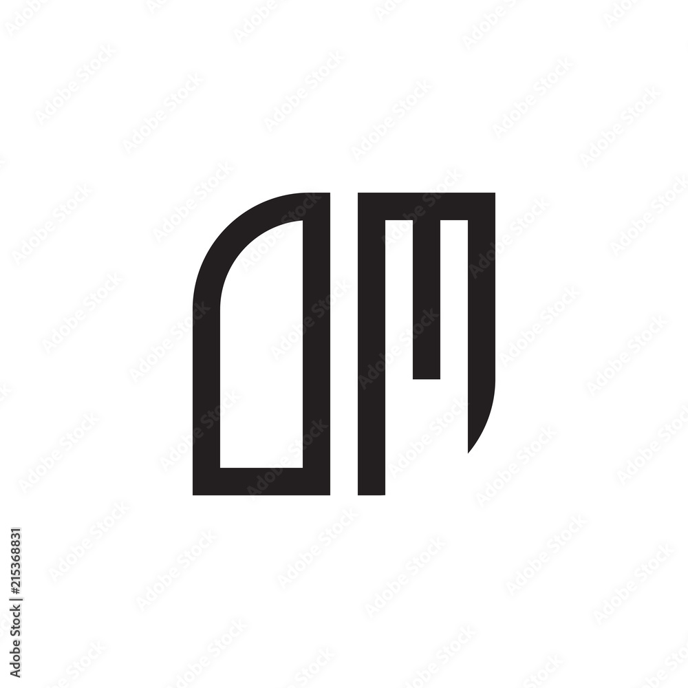two letter monogram logo Stock Vector | Adobe Stock