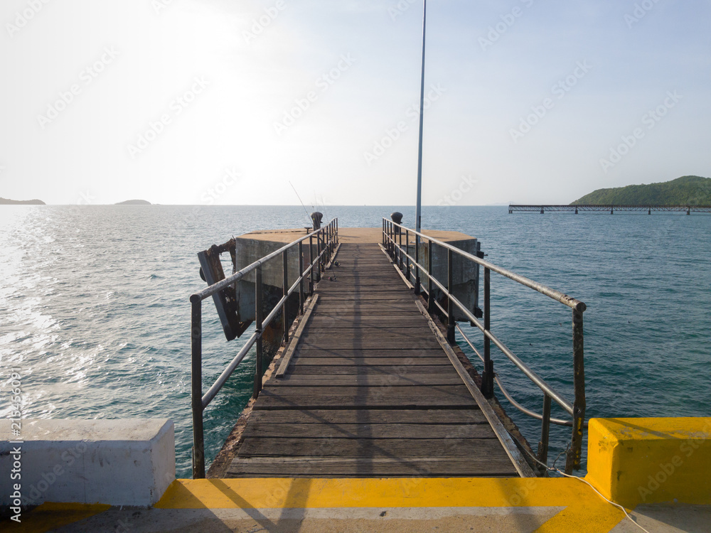 bridge connects to the main pier and octa pier pillar errect from the ...