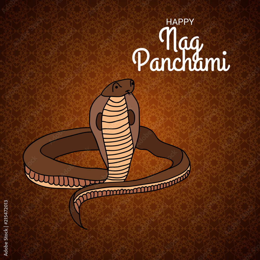 Happy Nag Panchami. Stock Illustration | Adobe Stock