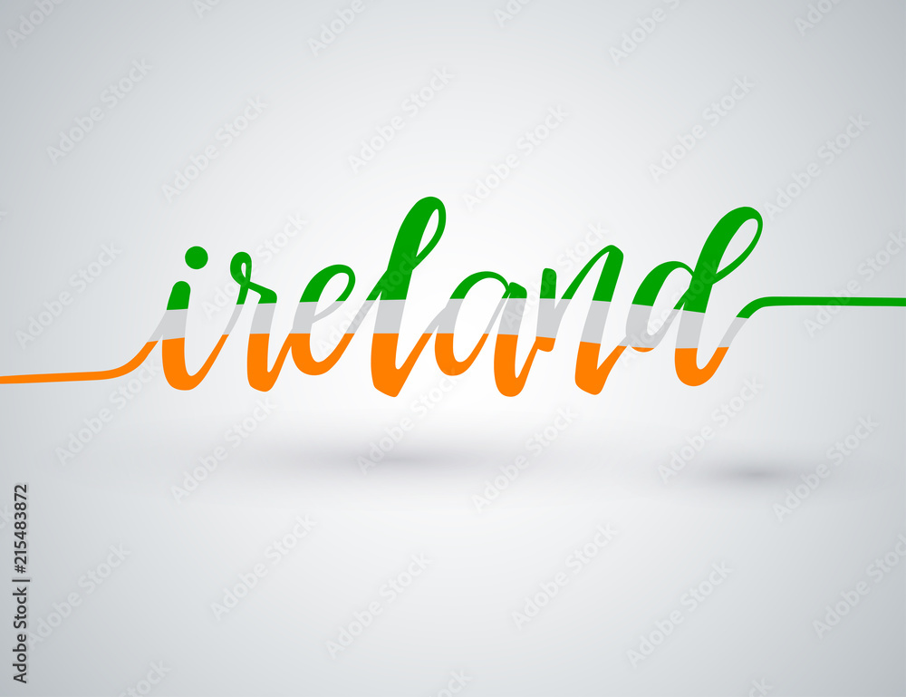 Country Name Written on White Background : Vector Illustration Stock ...