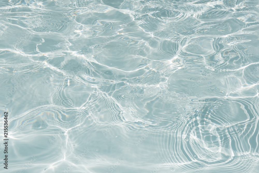 Pattern of blue water surface in swimming pool, Ripple wave and motion ...