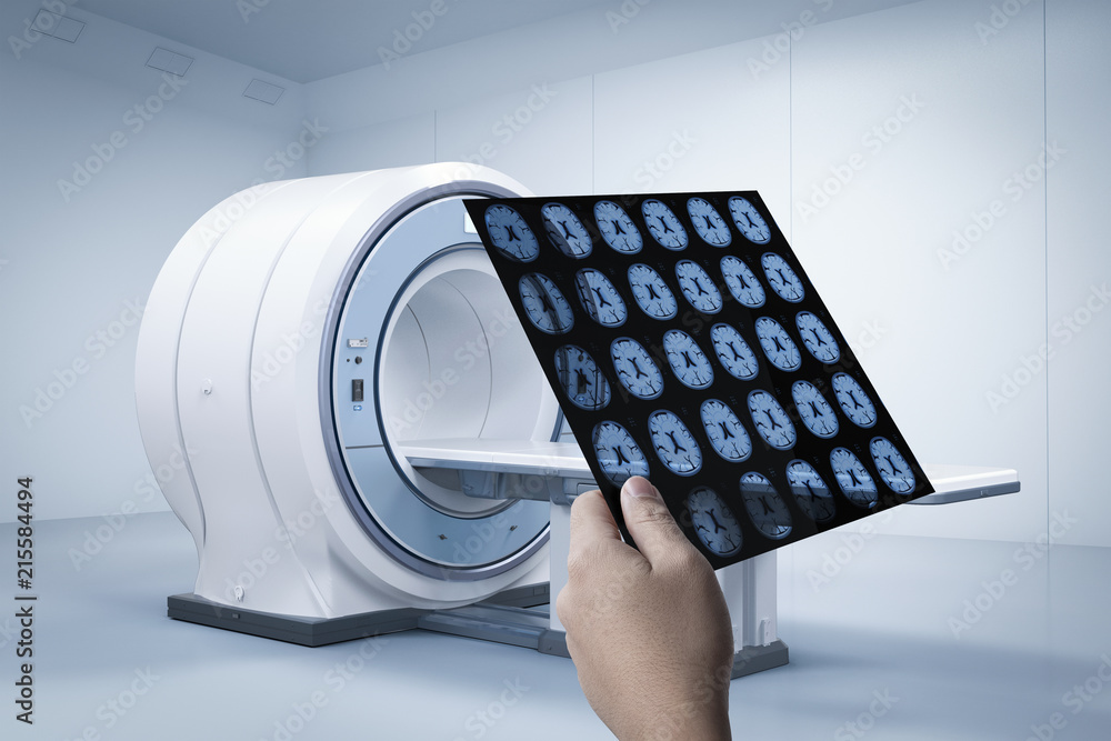 x-ray film with mri scan Stock Illustration | Adobe Stock