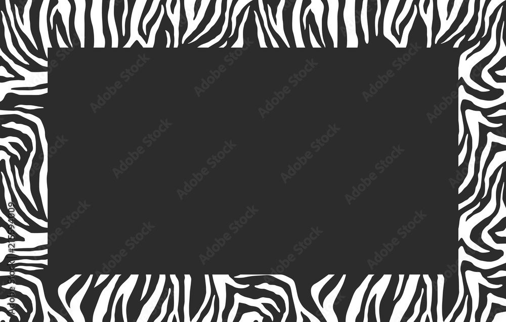 Zebra Border Clipart