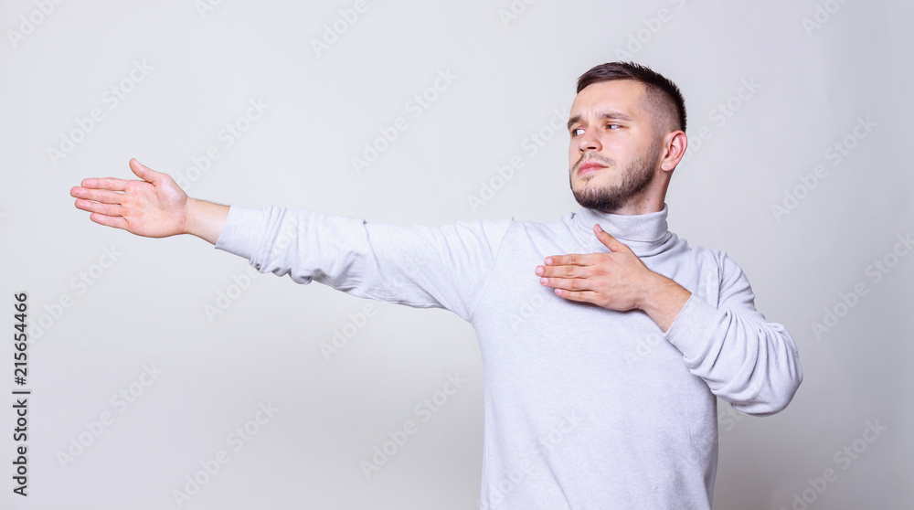 Open Palm Left Hand