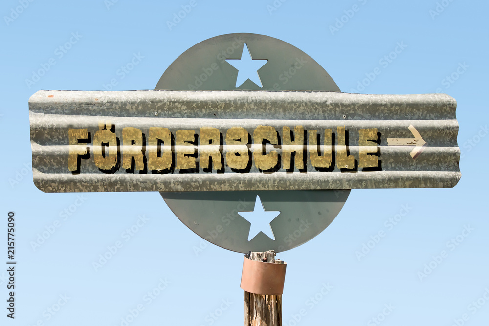 Schild 331 - Förderschule Stock Photo | Adobe Stock