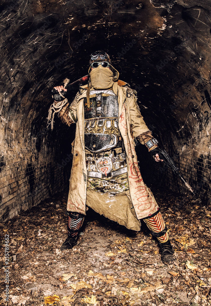 Survived in nuclear disaster and living in catacombs or city ...
