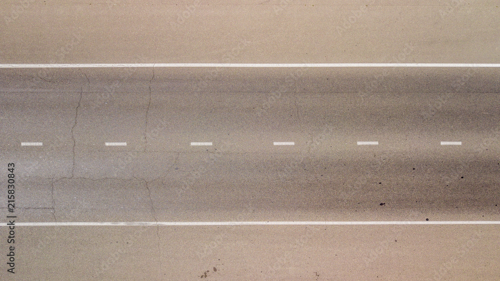 Top down aerial view of transportation highway overpass, ringway ...