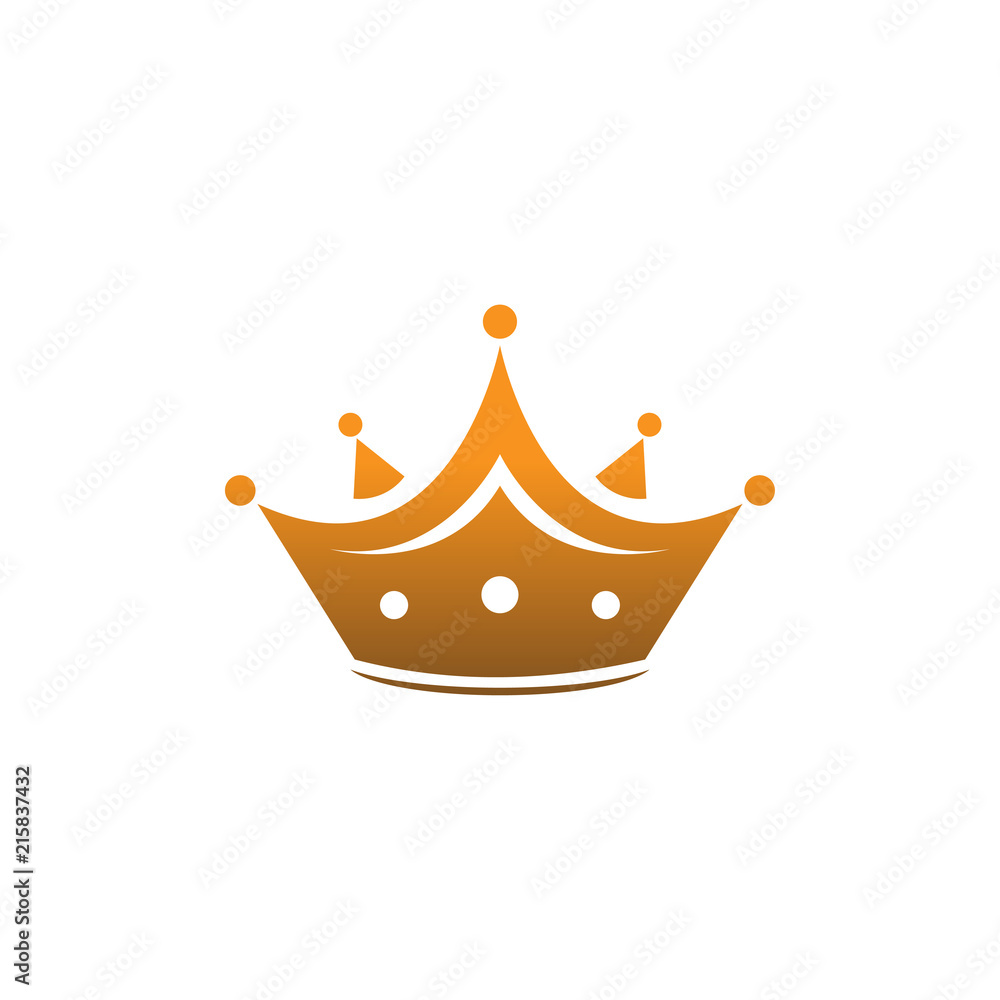 crown king logo Stock Vector | Adobe Stock