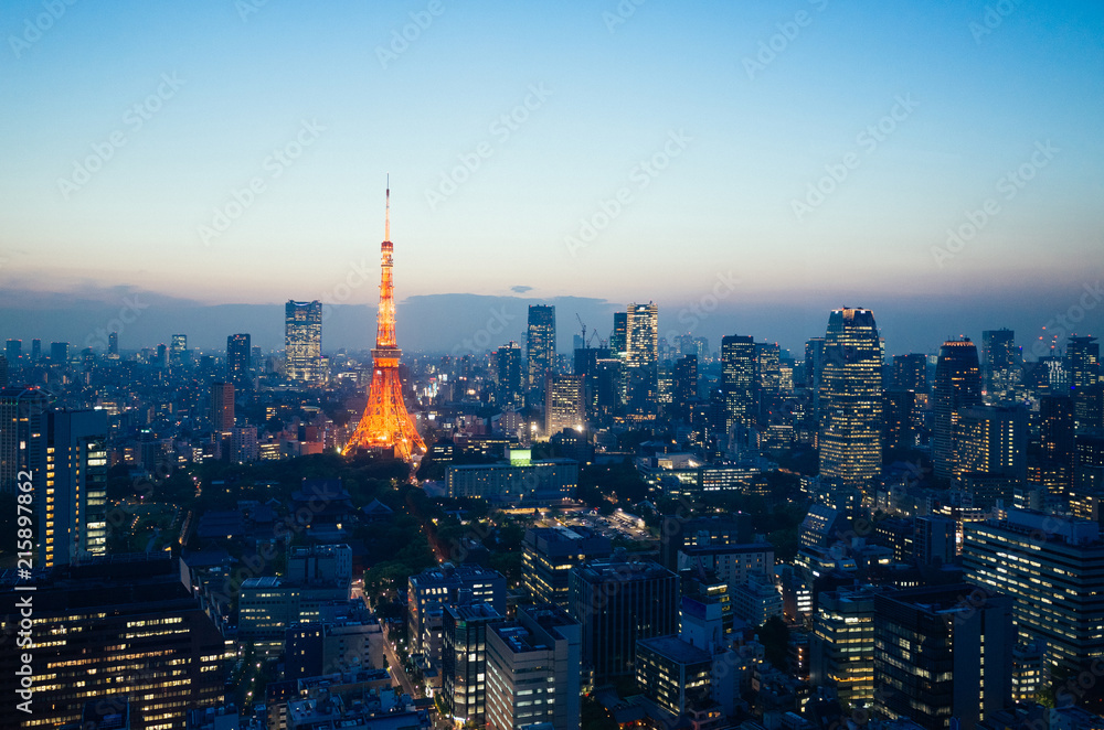 Tokyo Cityscape Stock Photo | Adobe Stock