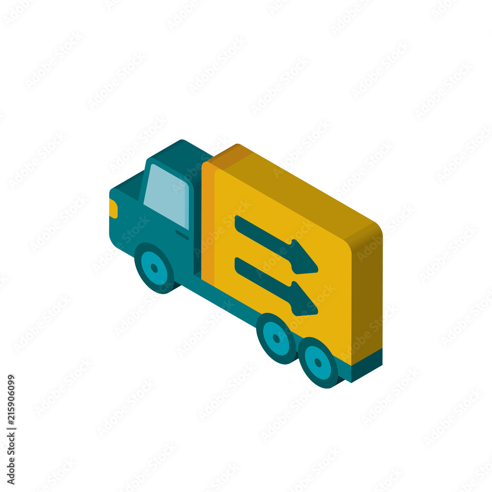 Delivery Truck Top View