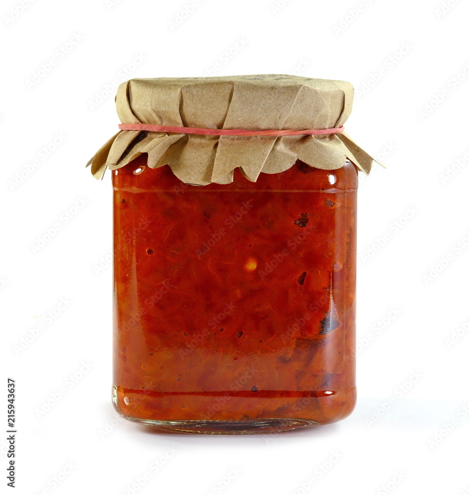 Foto de Ajvar - traditional macedonian serbian dish made from red bell ...