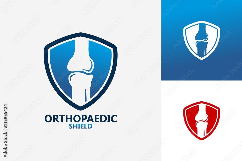 Orthopedic Shield Logo Template Design Vector, Emblem, Design Concept ...