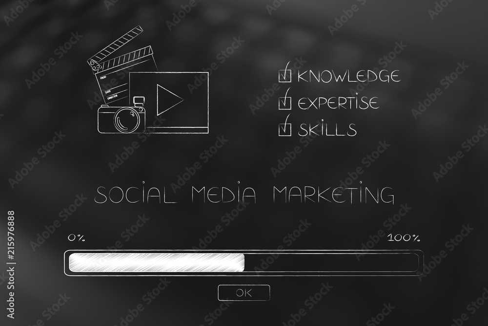 knowledge expertise and skills progress bar loading and captions next ...
