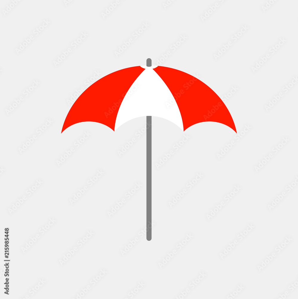 Parasol | flat vector with transparent background Stock Vector | Adobe ...