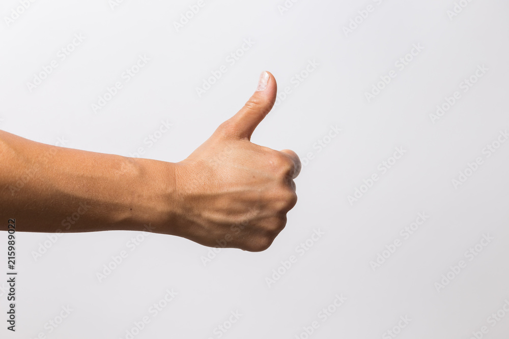 Daumen hoch Stock Photo | Adobe Stock