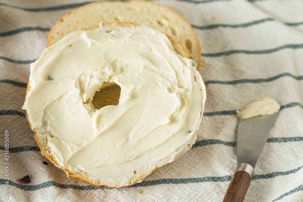 Homemade Low Fat Cream Cheese Spread Stock Photo | Adobe Stock
