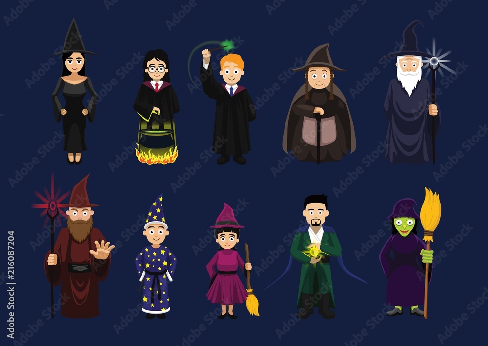Witch And Wizard Characters