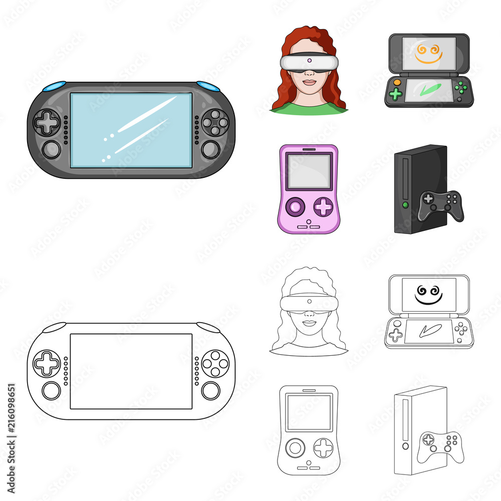 Cartoon Video Game Console