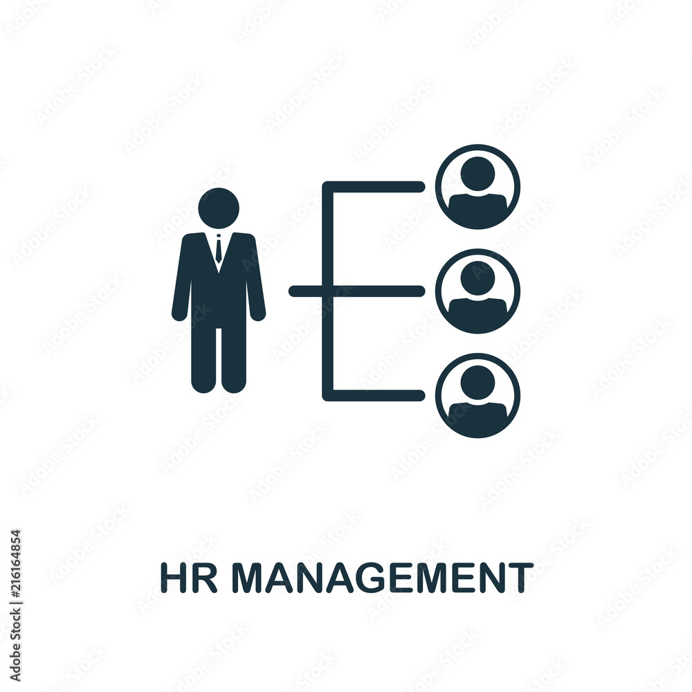 HR Management creative icon. Simple element illustration. HR Management ...