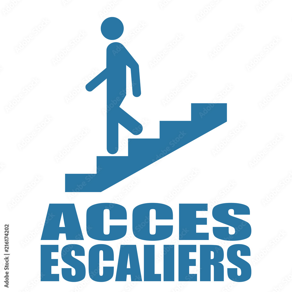Logo escaliers. Stock Vector | Adobe Stock