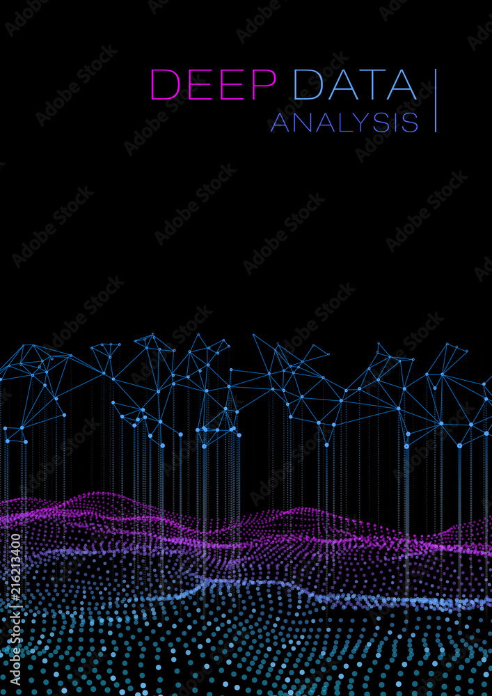 Deep data as part of big data. Point wave ui hud. Stock Vector | Adobe ...