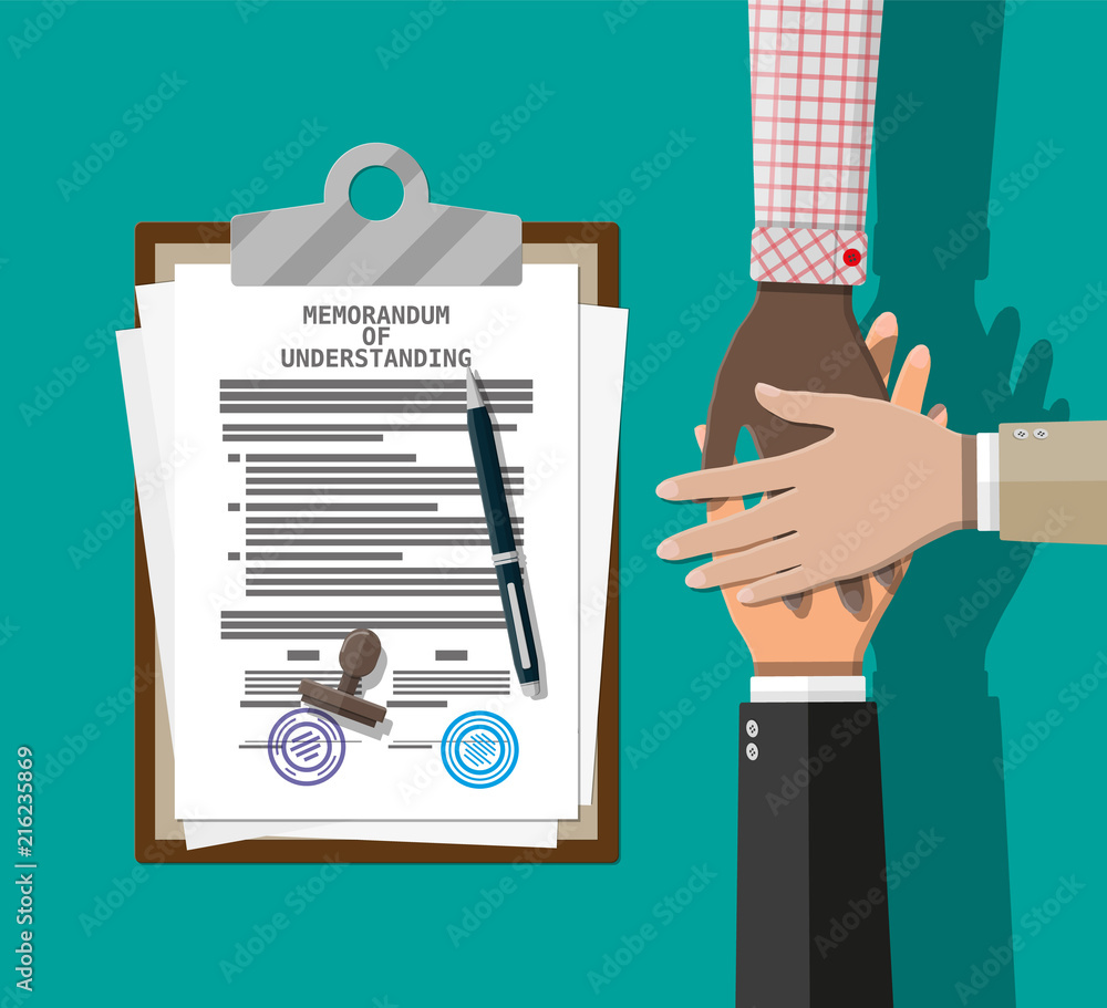 People showing unity with their hands together. Crossed hands and ...