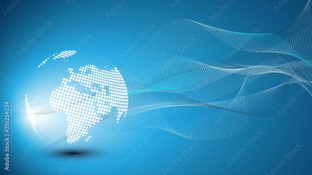 Futuristic Bright Global Technology, Networking and Cloud Computing ...