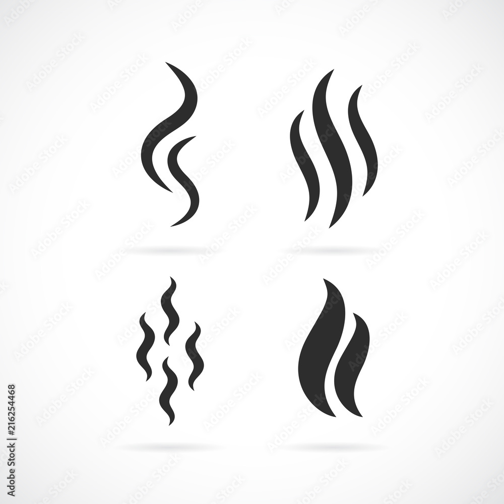Aroma smell vector icon Stock Vector | Adobe Stock