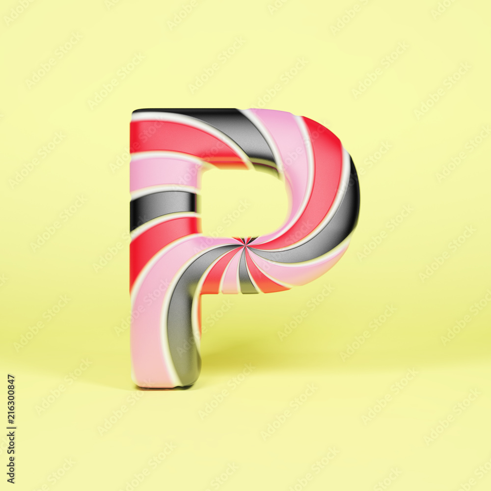 Red P Yellow Background Logo