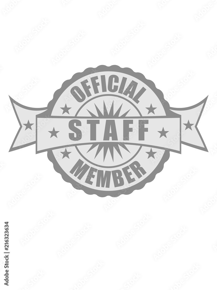 rund kreis stempel sticker official aufgeklebt staff member crew ... rund kreis stempel sticker official aufgeklebt staff member crew ...