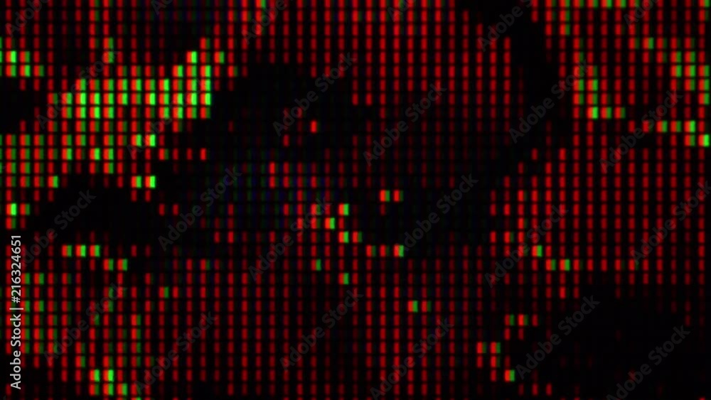 Macro glowing multi-colored structure IPS-matrix graphic monitor with ...