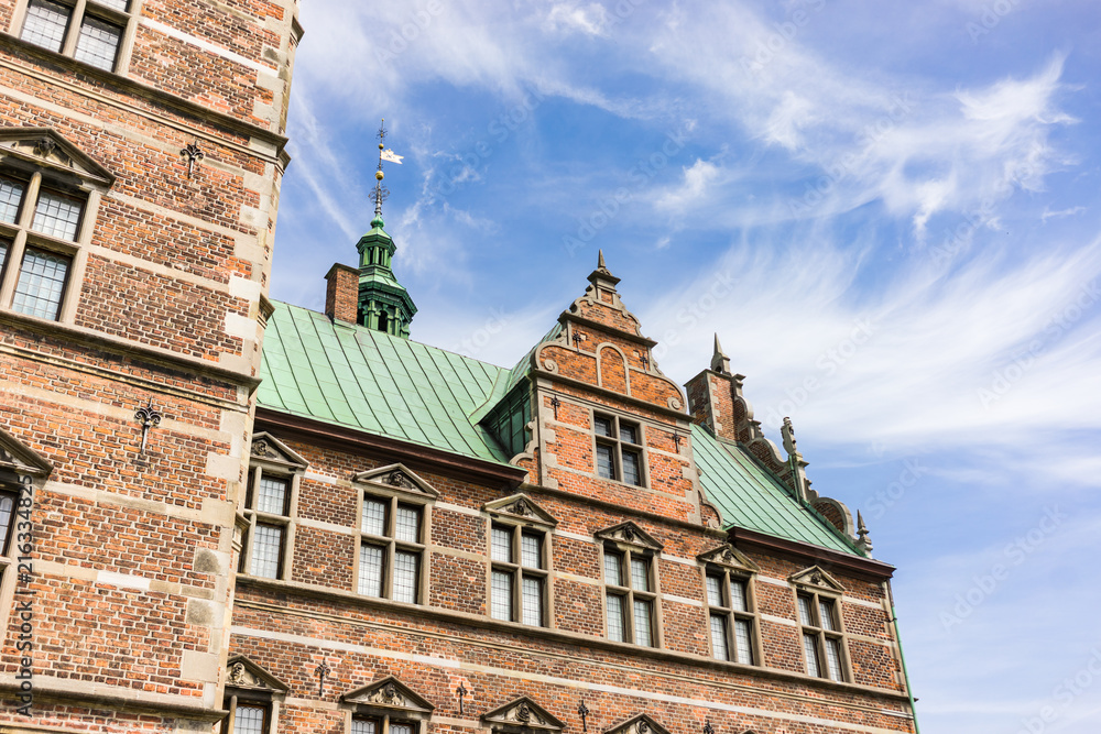 Rosenborg Castle Gardens in Copenhagen, Denmark. Built in the Dutch ...