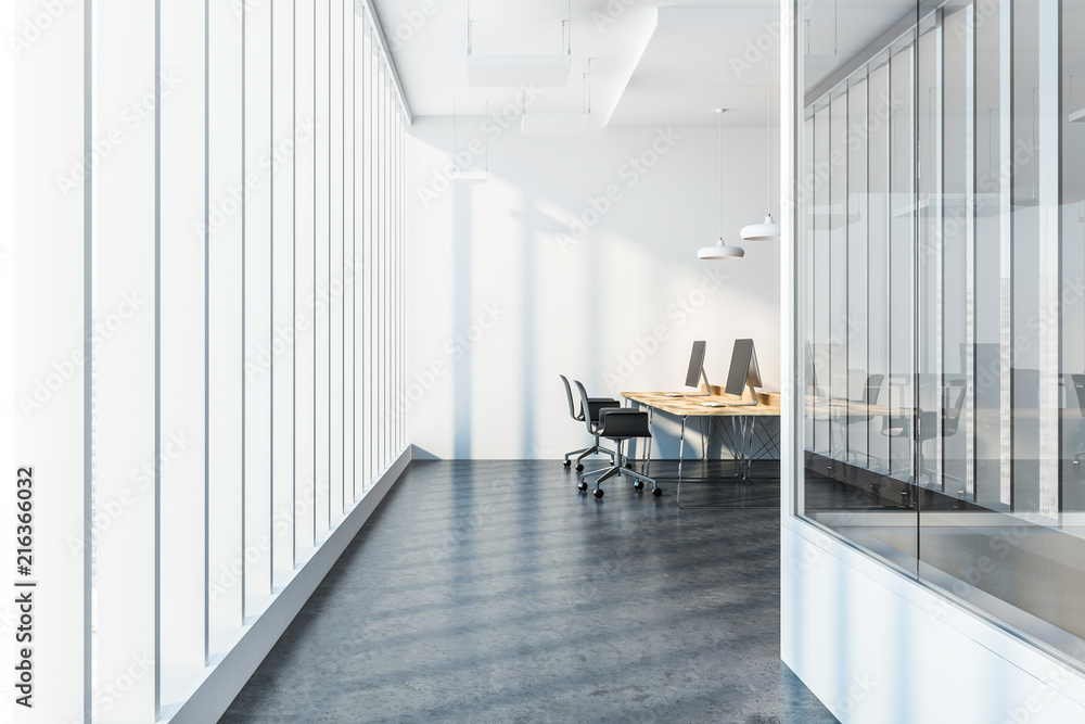 City view company office interior side view Stock Illustration | Adobe ...