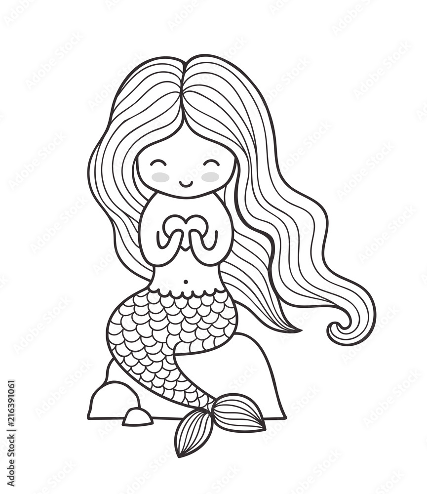 Mermaid Outline