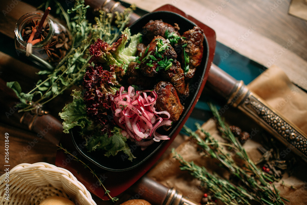 Mongolian traditional food Stock Photo | Adobe Stock