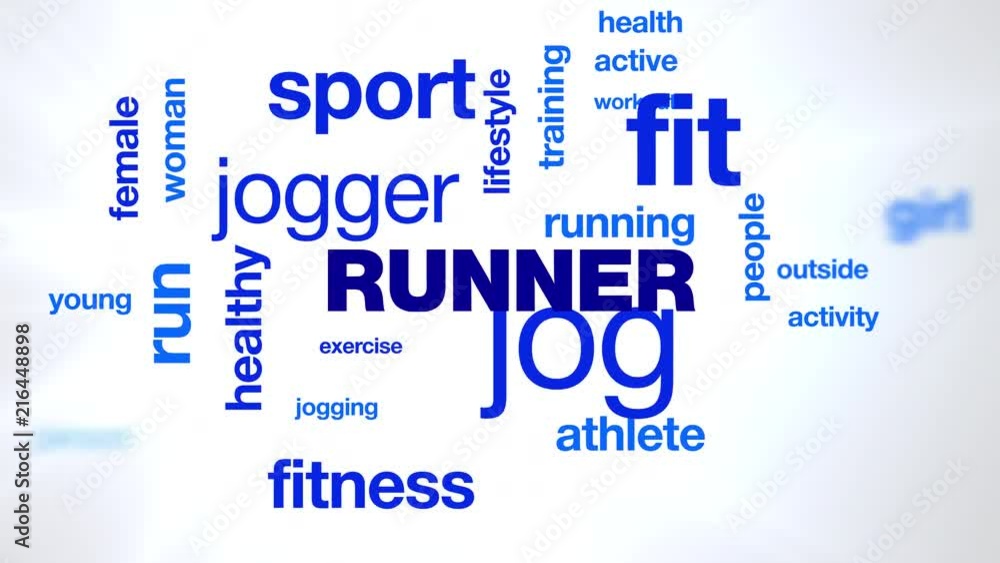 runner jog healthy jogger lifestyle fit fitness sport exercise people ...