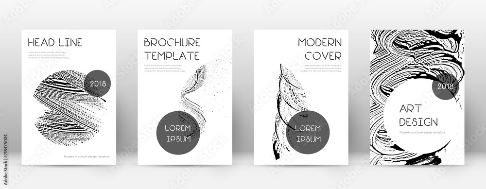 Cover page design template. Trendy brochure layout. Classy trendy ...
