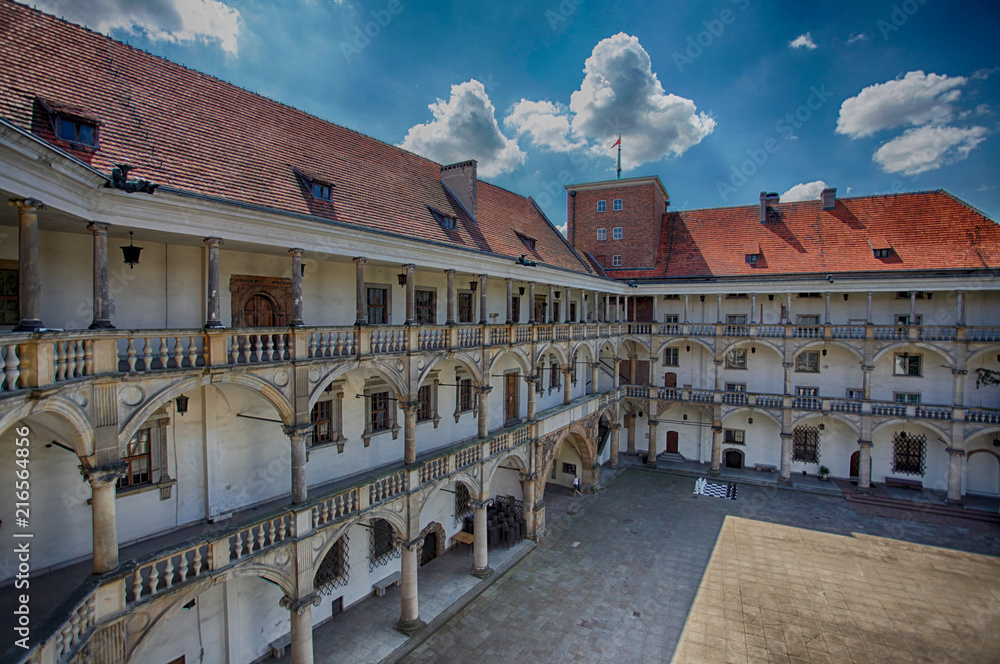 Piast Castle in Brzeg in Poland. Piast dynasty mausoleum Stock Photo ...