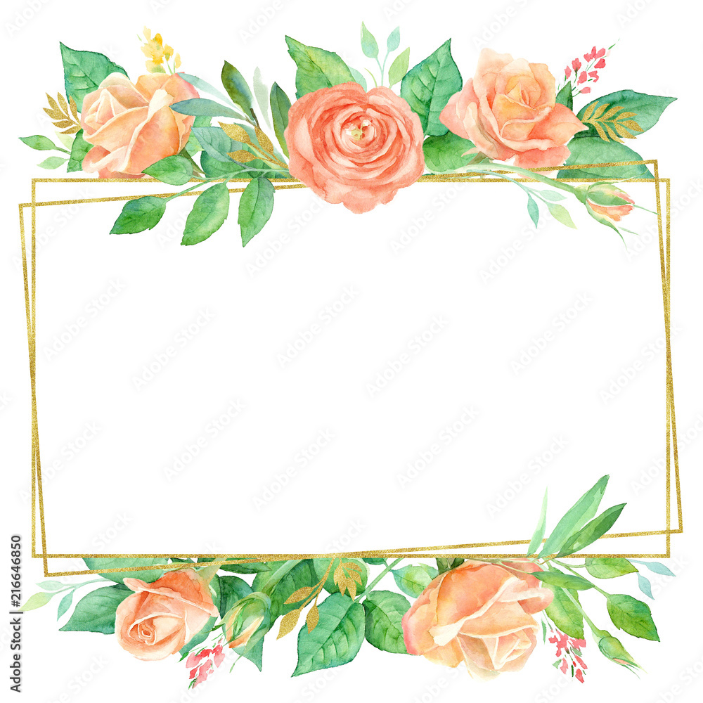 Wedding Flowers Border