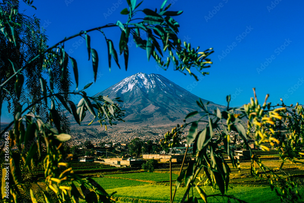 Volcan Misti, Arequipa - Peru Stock Photo | Adobe Stock
