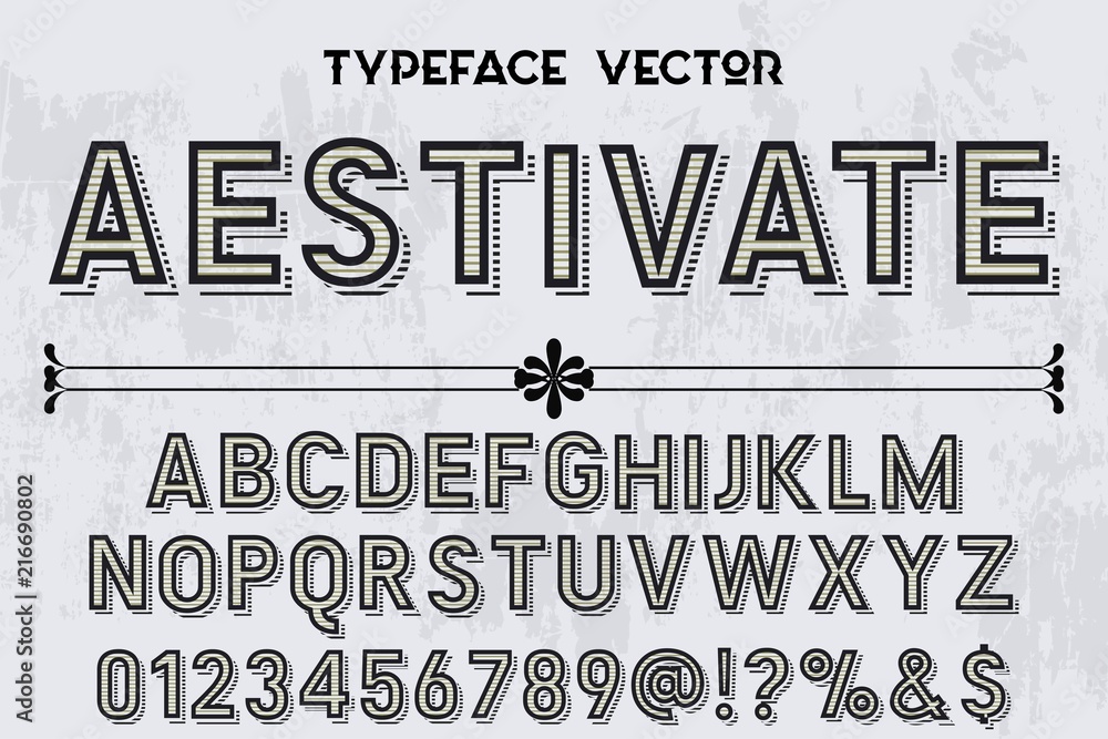vintage script font Vector typeface for labels and any type designs ...