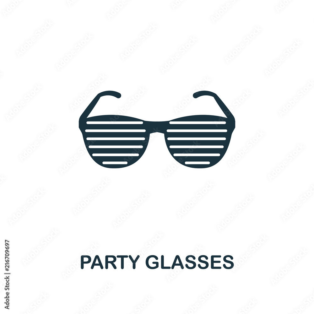 Party Glasses Vector