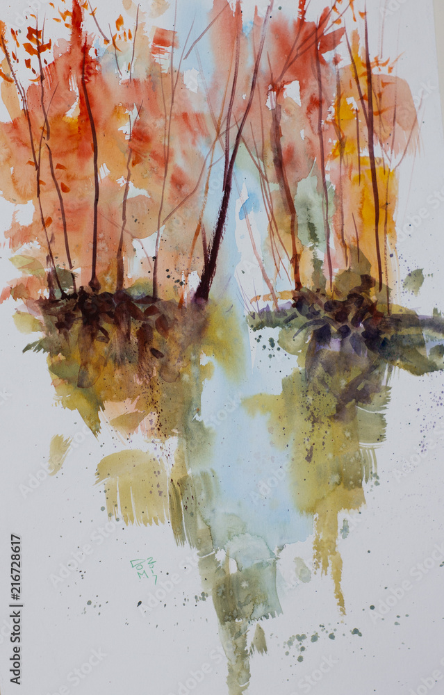 Traditional Abstract Painting