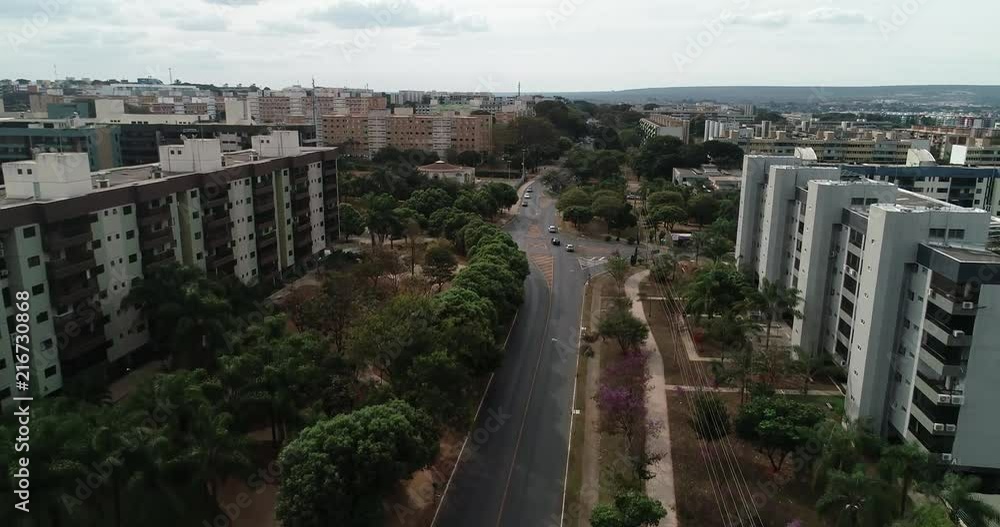 Vista áerea das quadras da Asa Norte, Brasília Stock ビデオ | Adobe Stock