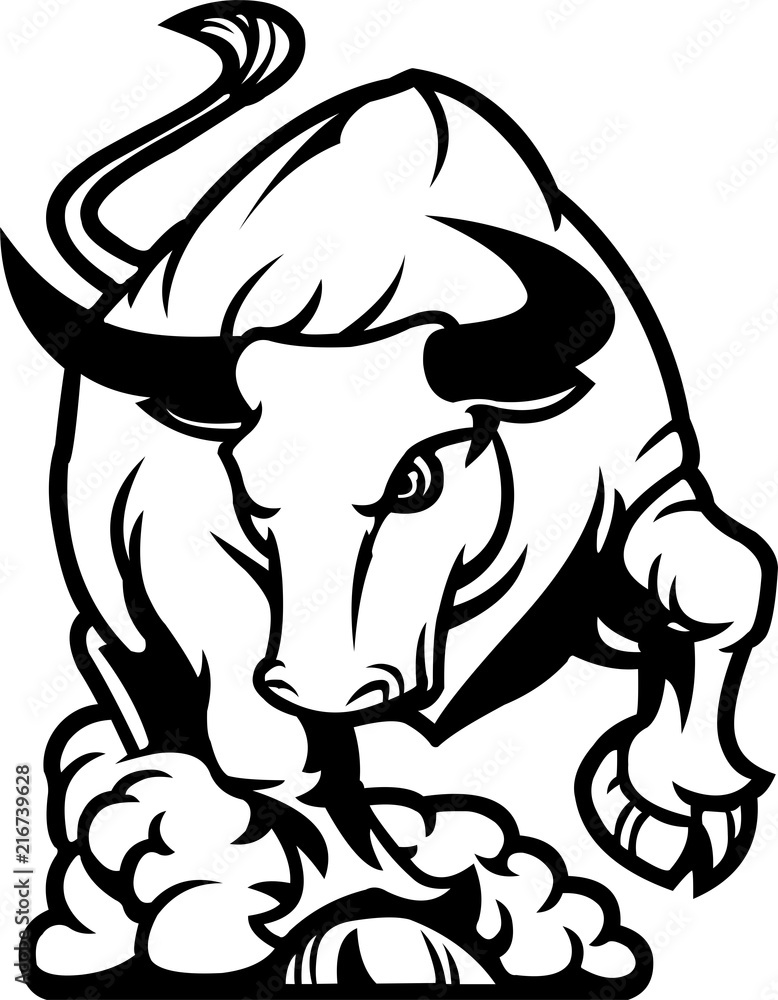Angry Bull Vector