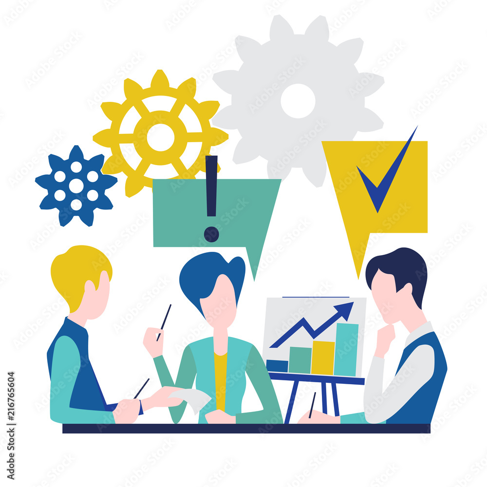 Group Thinking Clip Art