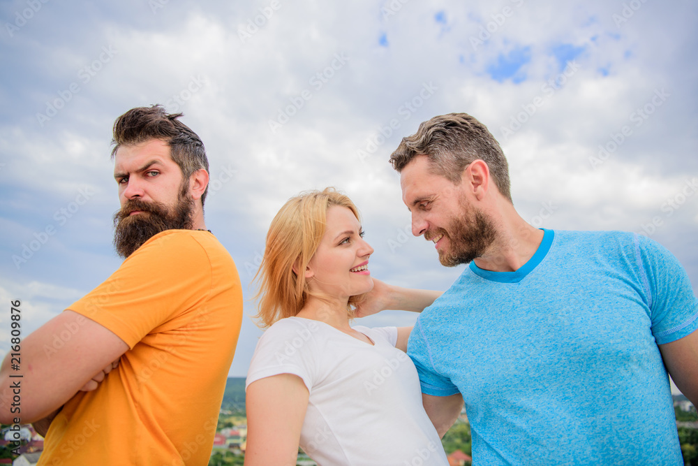 Offended partner still suffers. Couple and rejected partner. How get ...