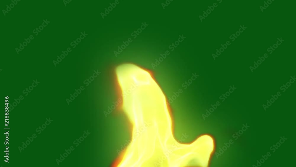 Torch Fire 3D Rendering Green Screen Background 素材庫影片 | Adobe Stock