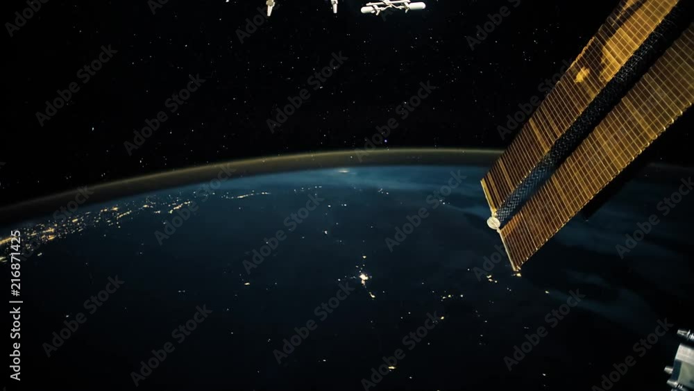 Planet Earth seen from the ISS. Beautiful Planet Earth observed from ...