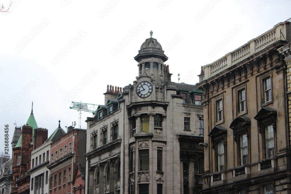 Poster old houses in dublin city center, ireland – Wall Art | UkPosters